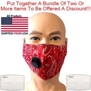 Generic | Accessories | Washable Adult Face Mask 5 2 Filters | Poshmark